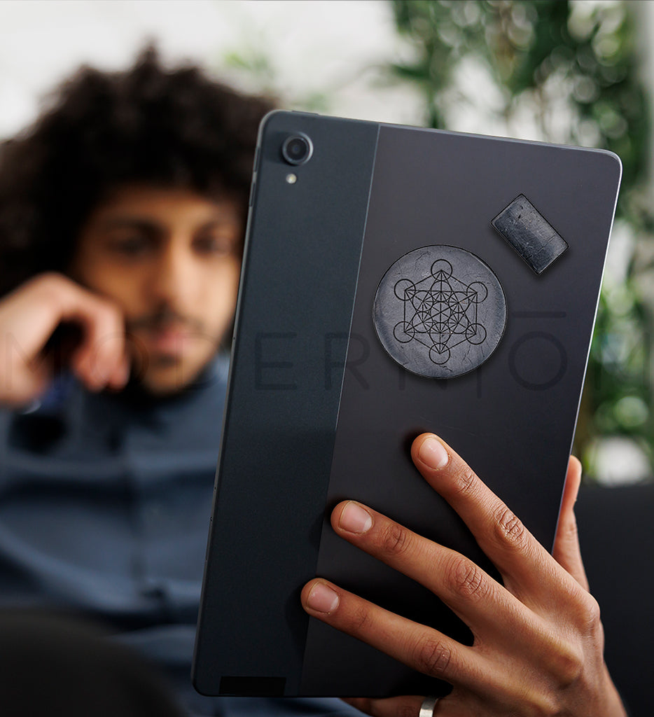 Shungite Metatron EMF Shield 2pc Set – Modern ŌM