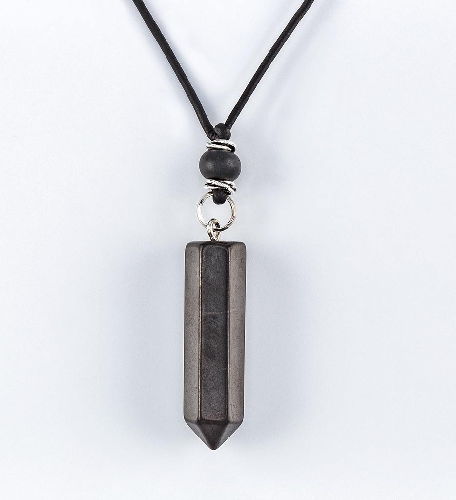 Shungite Pendant: DEFENDER for Protection and Energy Balance