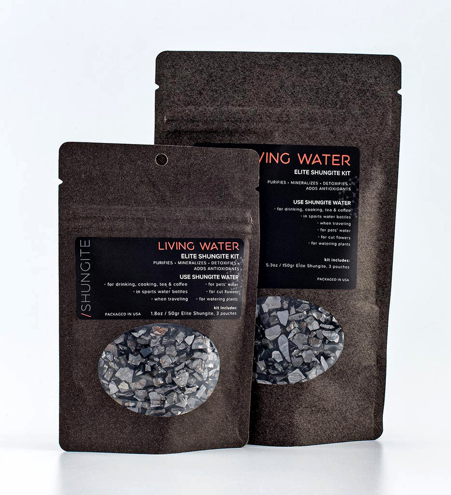 Shungite Living Water Kit | Elite Shungite Water Purification | 50g ...