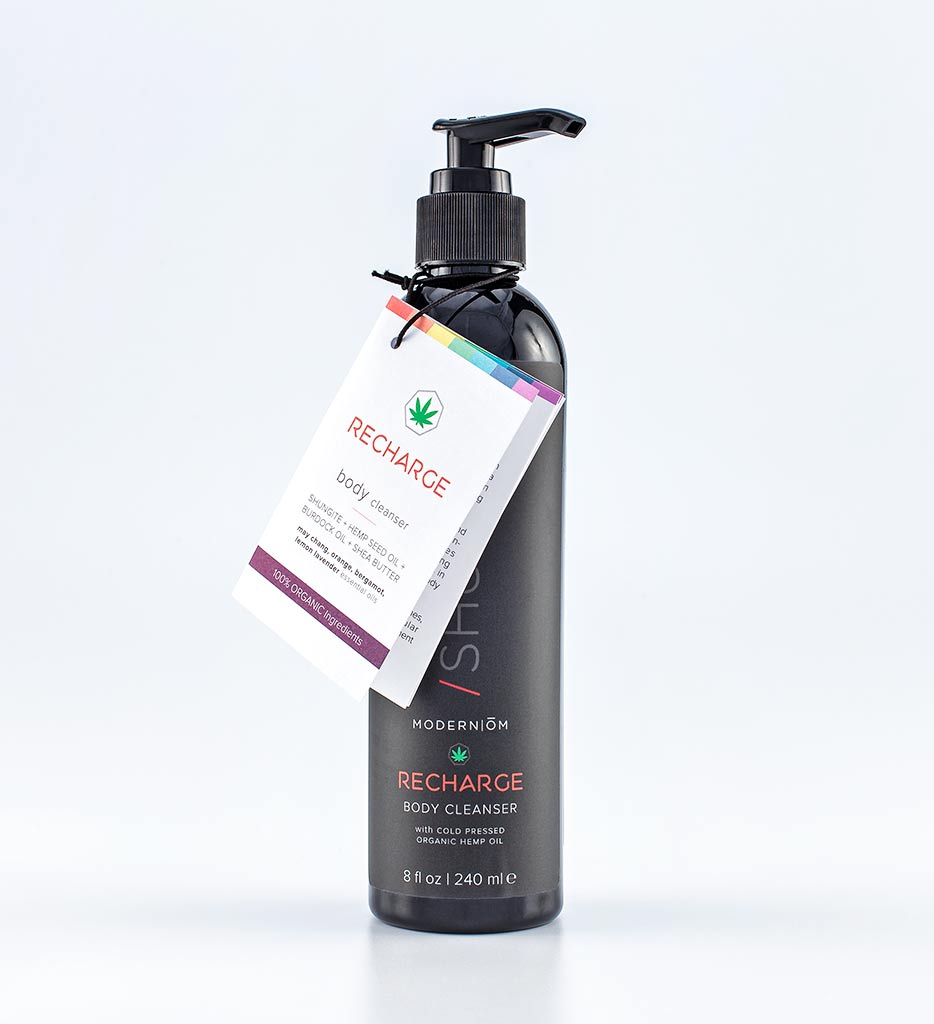 Shungite Hemp Body Cleanser for Nourishing Skin Care