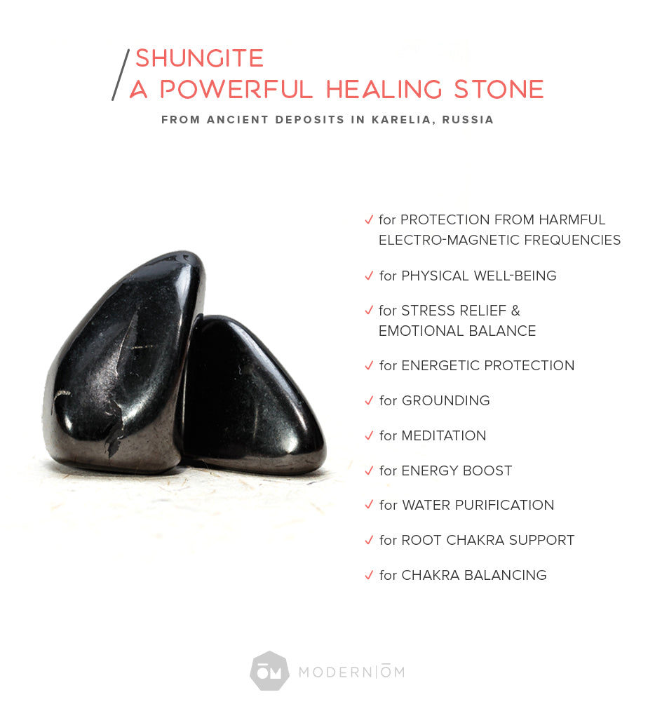 ELITE SHUNGITE Raw STONES – Modern ŌM