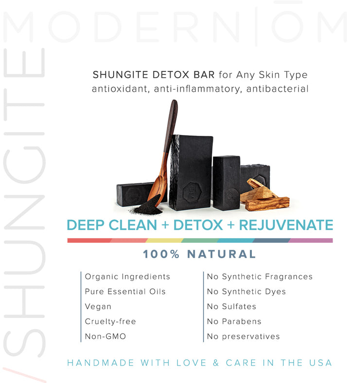 Shungite Detox Soap | Modern ŌM