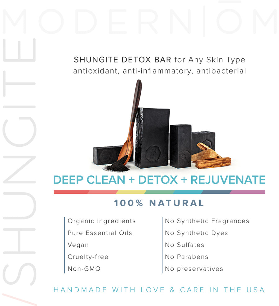 Shungite Detox Soap | Modern ŌM